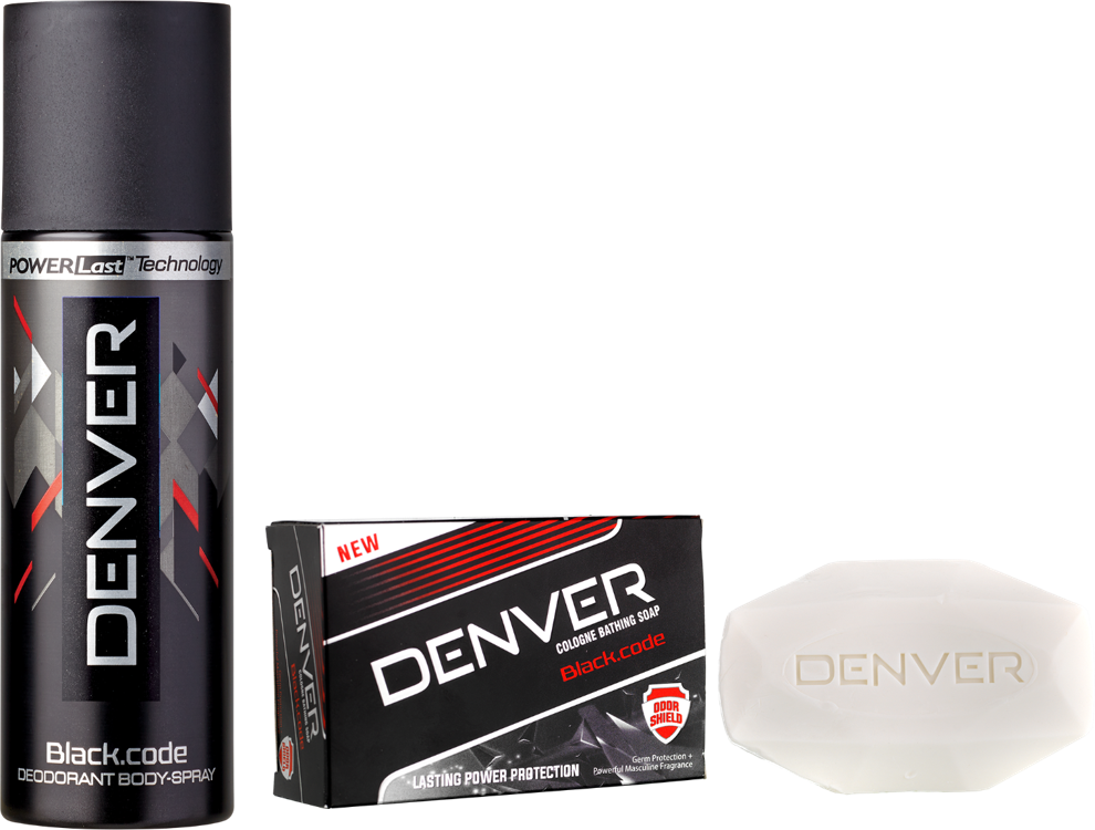 Buy Exclusive combo Denver Black Code Soap 75 Gm (pack of 3)+ Denver ...