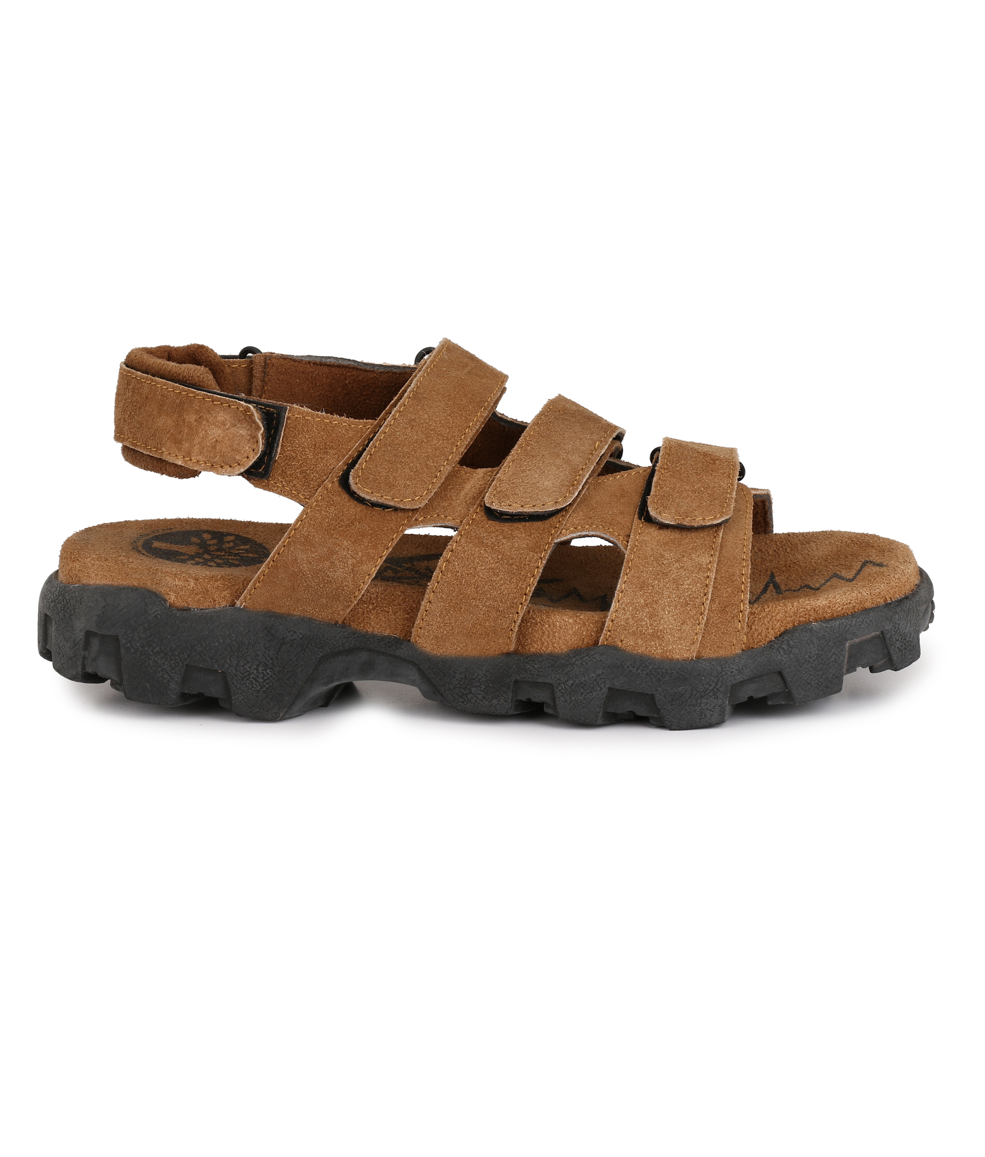 Buy Afrojack mens leather outdoor sandals Online @ ₹999 from ShopClues
