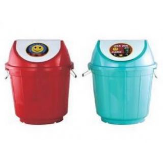 Buy Chetan Pedal Bin Plastic Dustbin (Red, Blue, Pack of 2) Online ...