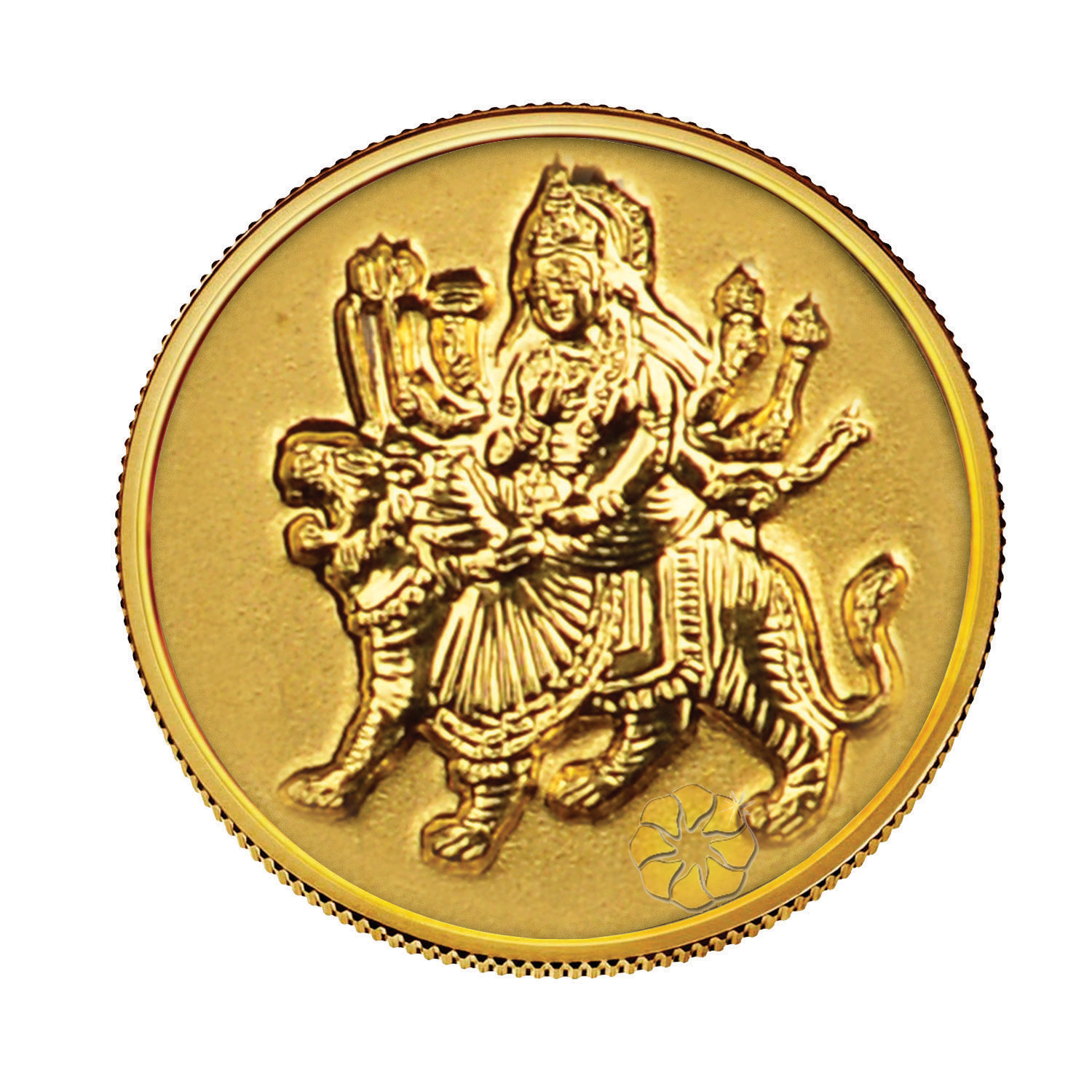 Buy 140mg Durga Gold Coin By Parshwa Padmavati Gold Online @ ₹945 from ...