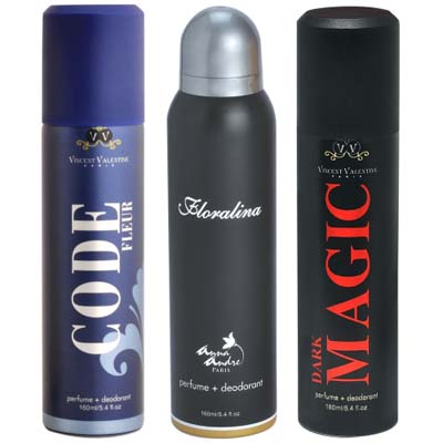 Set of Code Fleur Floralina & Dark Magic Deodorants In India ...