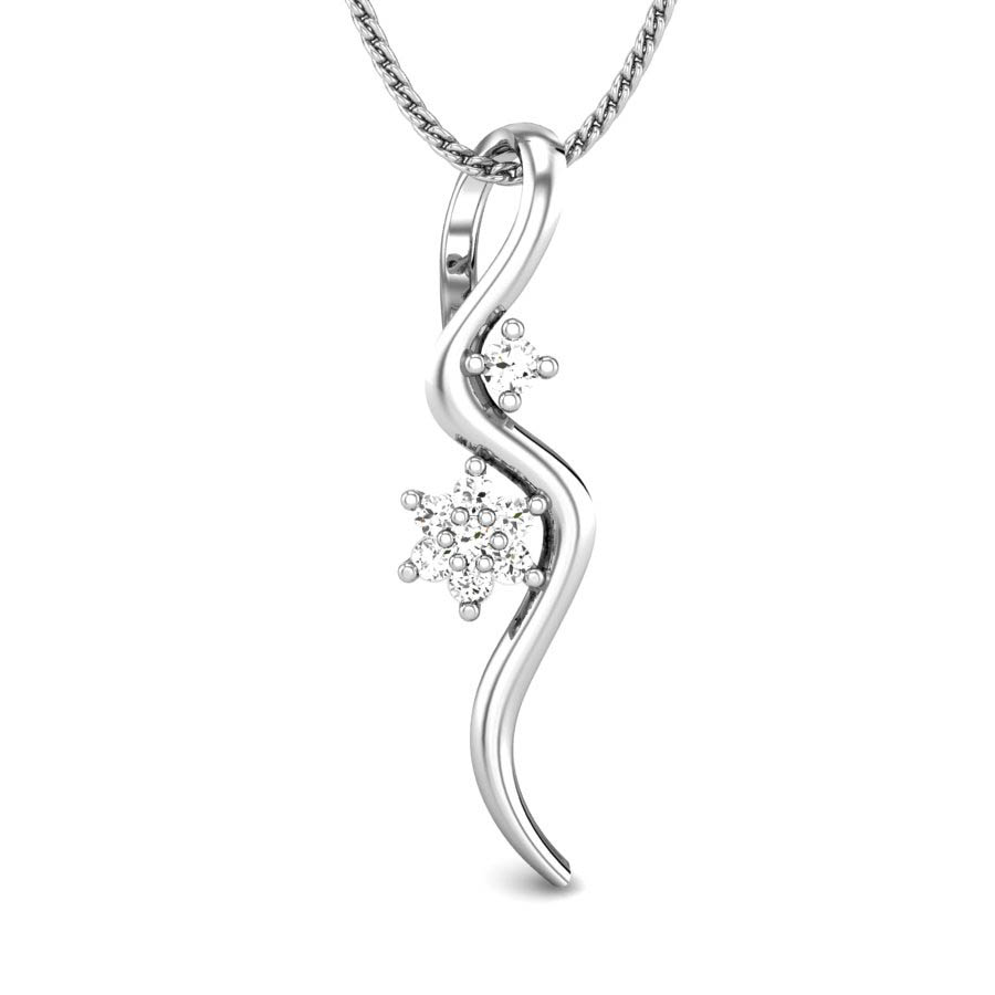 Buy Climbing Star Diamond Pendant Online @ ₹5650 from ShopClues
