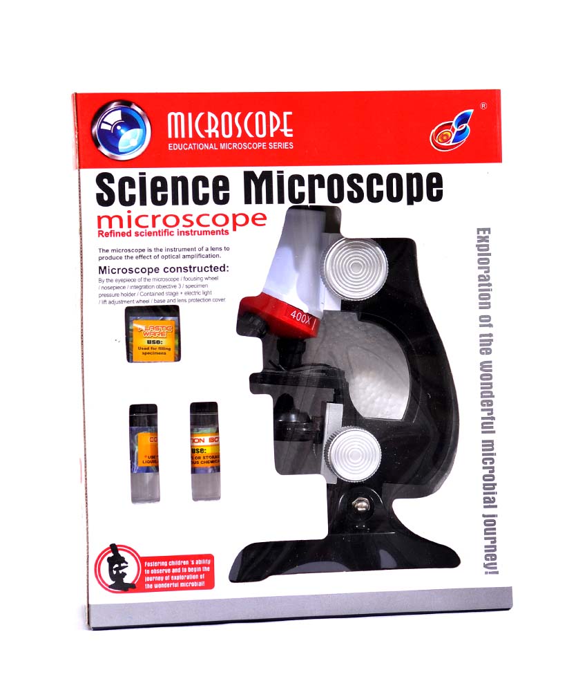 Buy Kids Science Microscope Educational kit with 3 magnification lens ...