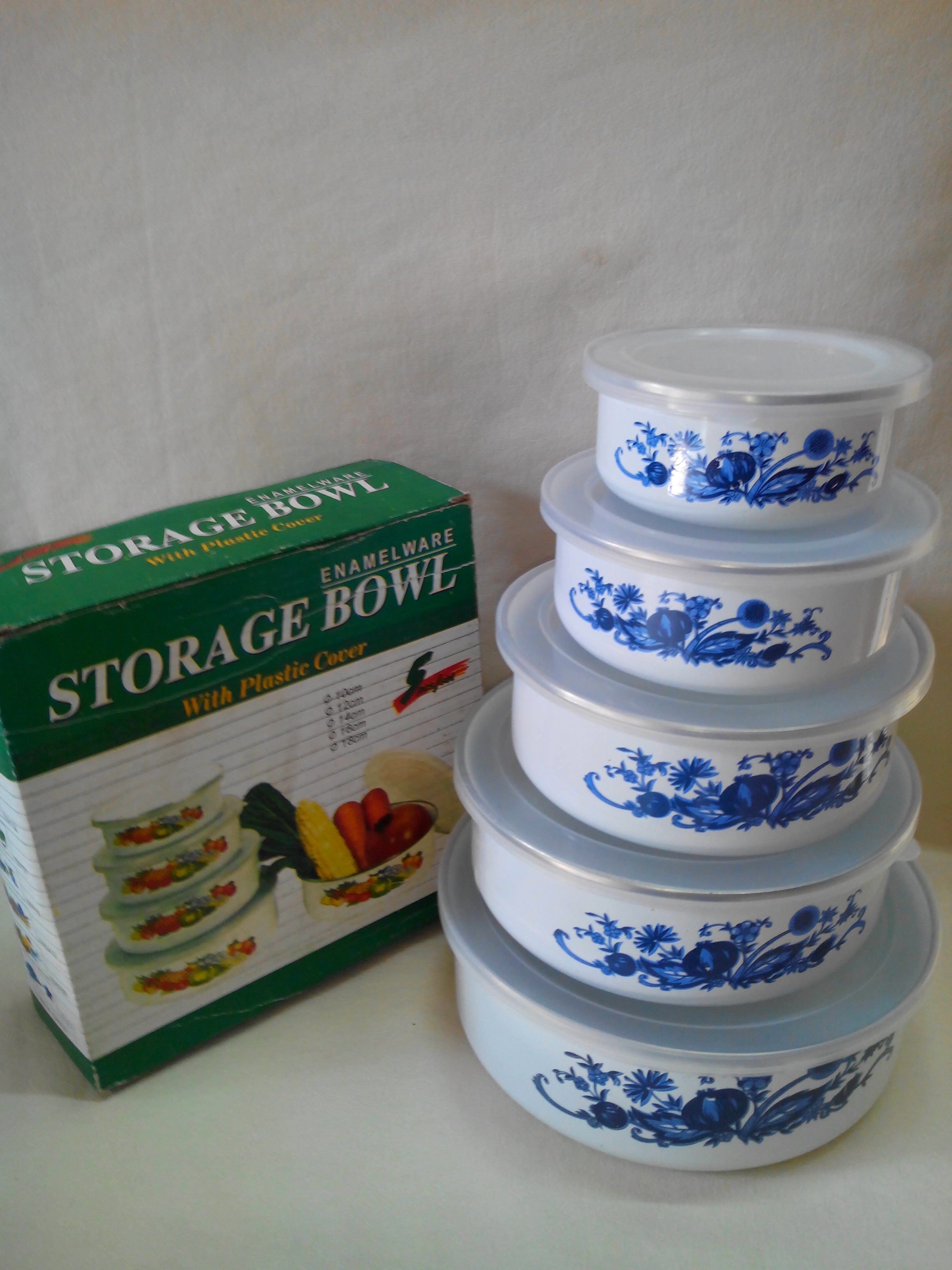 Buy 5 Pcs Steel Container set Kitchen storage box bowl Online @ ₹345 ...
