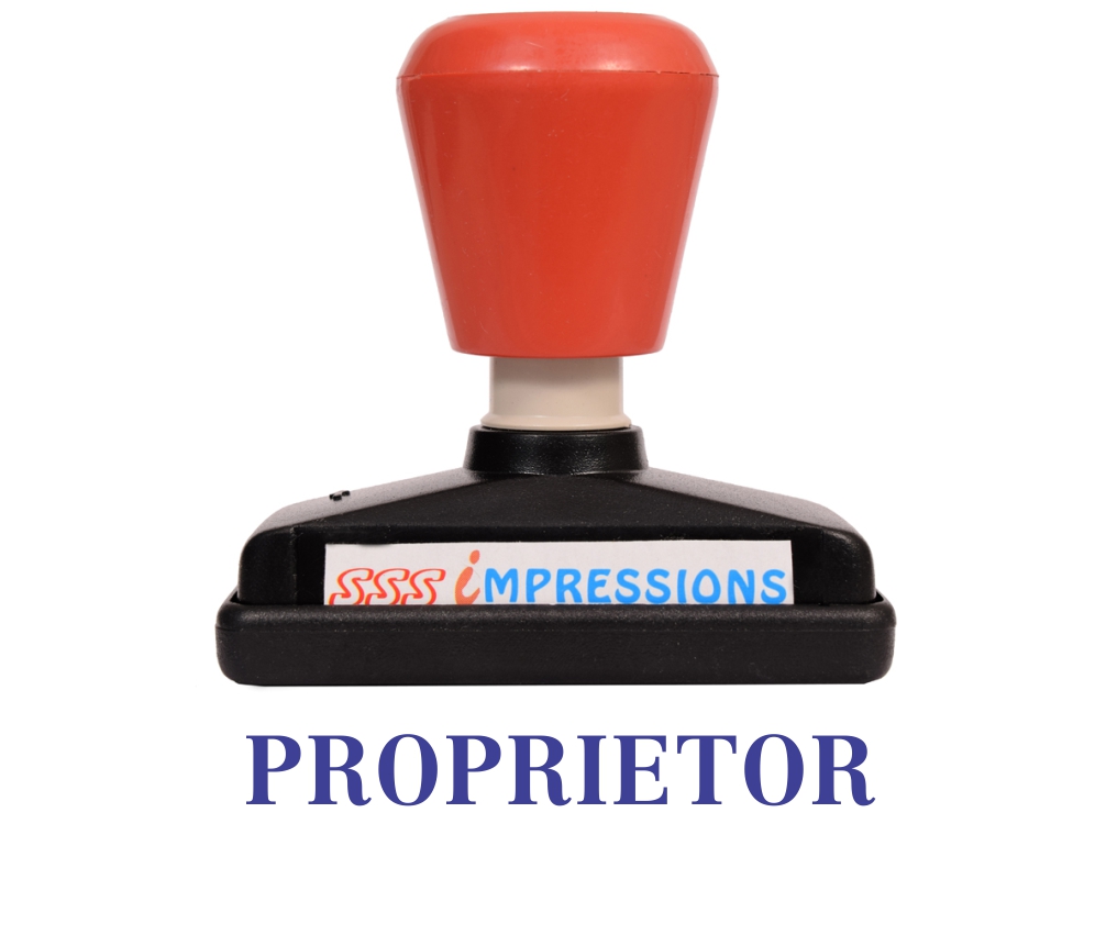 Buy Proprietor Self ink Rubber stamp Online @ ₹270 from ShopClues