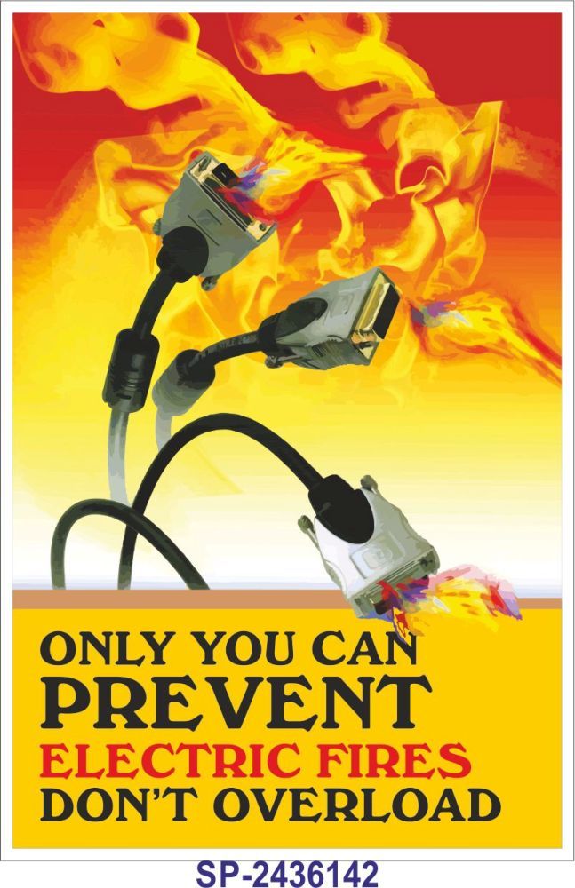 Buy SignageShop High quality flex Prevent electric fires dont overload ...