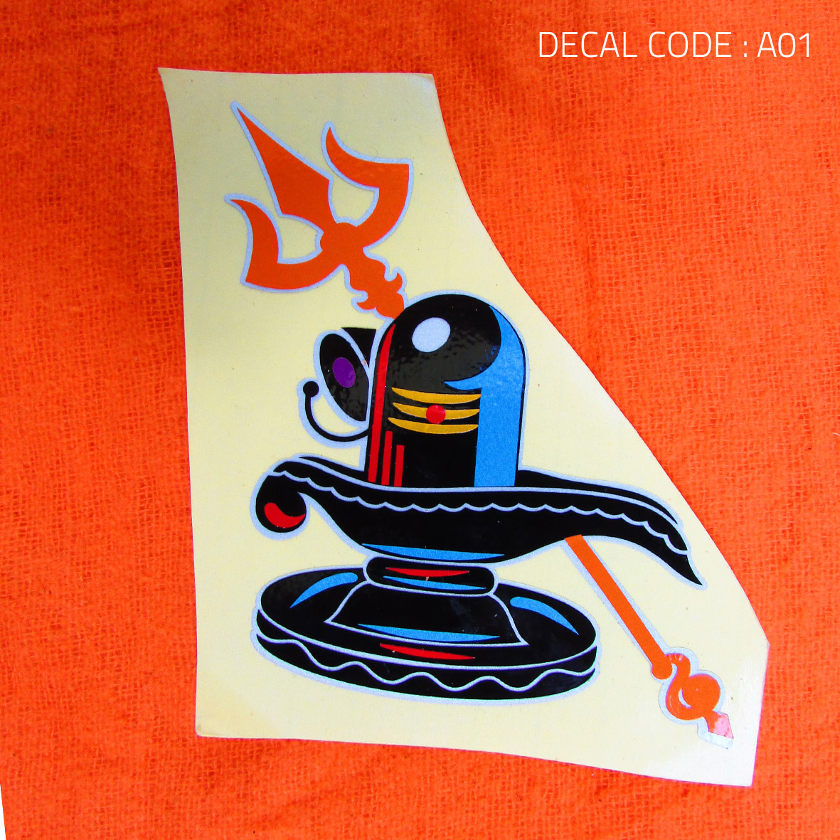 Buy Shivling Multi Colour Radium Decal for Bike and Car Online @ ₹199 ...