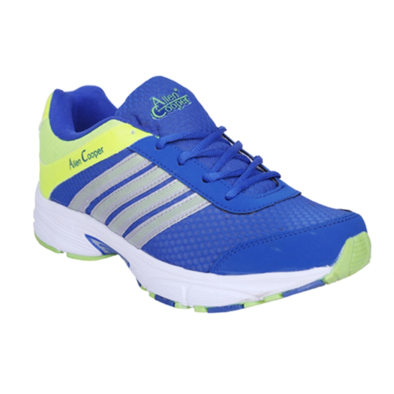Buy Allen Cooper AC-1009 Blue Lime Men's Sport Shoes Online @ ₹1199 ...