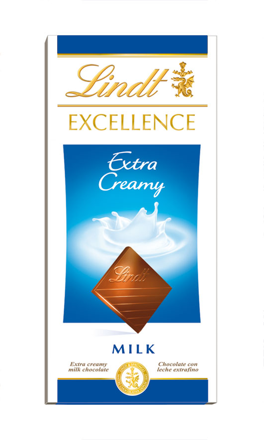 Buy Lindt Excellence Extra Creamy (Milk) Online @ ₹424 from ShopClues