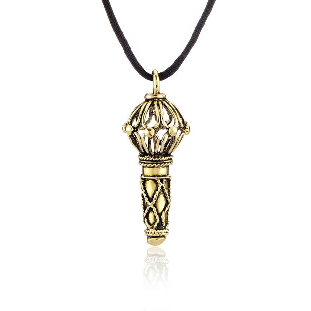 Buy Bajrang Bali Lord Hanuman Gada Gold Plated Mens Pendant by Mahi ...