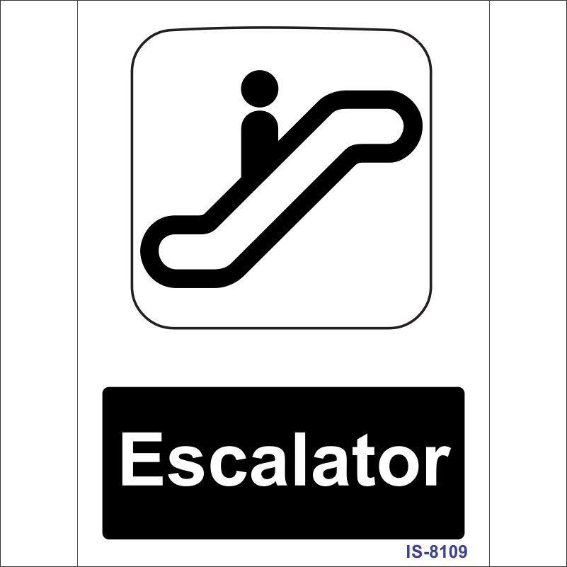 Buy Signageshop Escalator Sign Online @ ₹240 from ShopClues