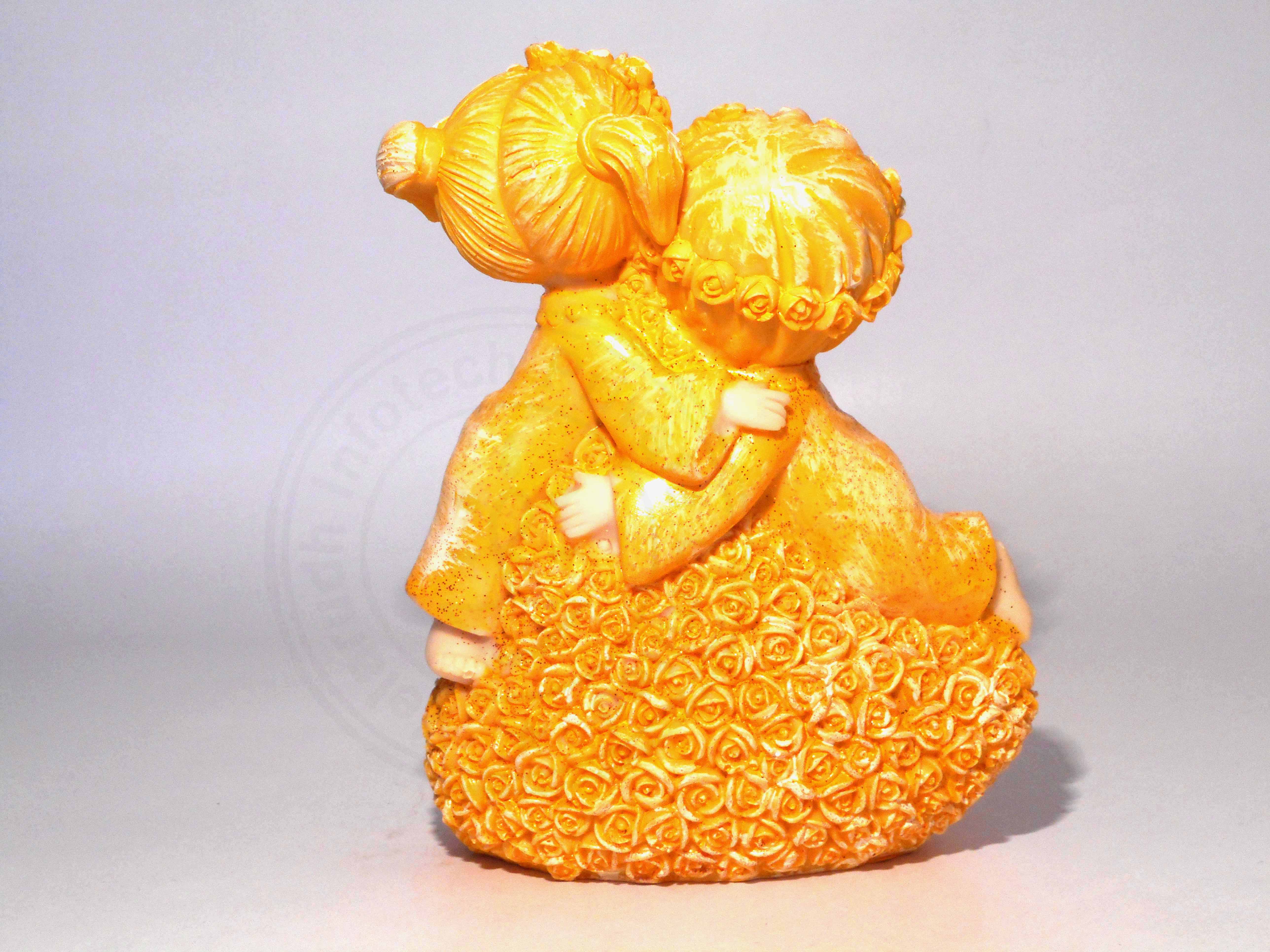 Buy Velamart LIGHT ANGEL Young Couple Table Showpiece With Multi-Color ...