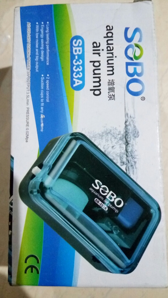 Buy Sobo Aquarium Air Pump SB-333A Online @ ₹250 from ShopClues