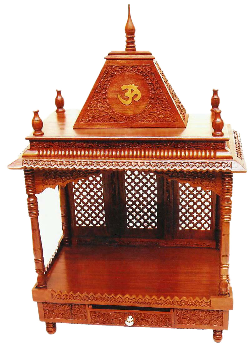 Aarsun Woods :Traditional Mandir in Indian Rosewood / Sheesham 51