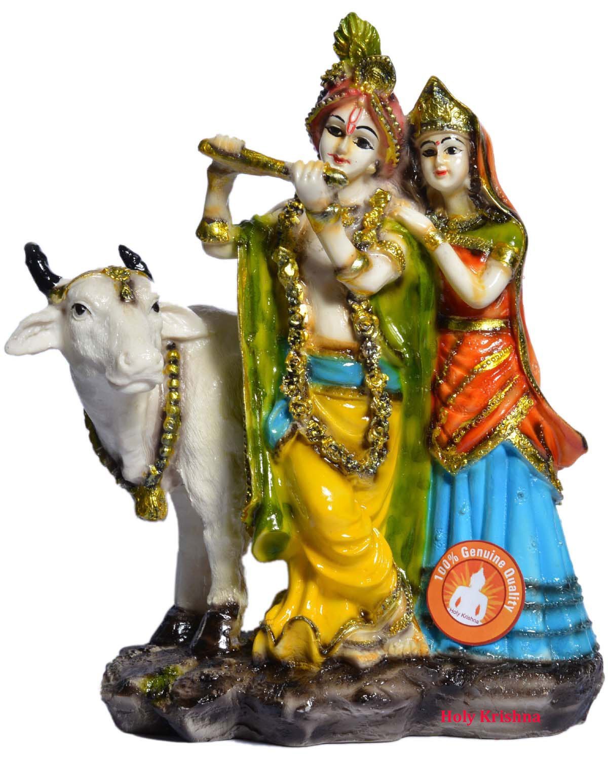 Buy Holy Krishnas Radha Krishna Idol For Home/Office/Gift Online @ ₹990 ...