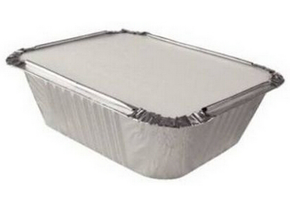 Buy Aluminium Container 450 ML With LID 50 pcs Online @ ₹199 from ShopClues