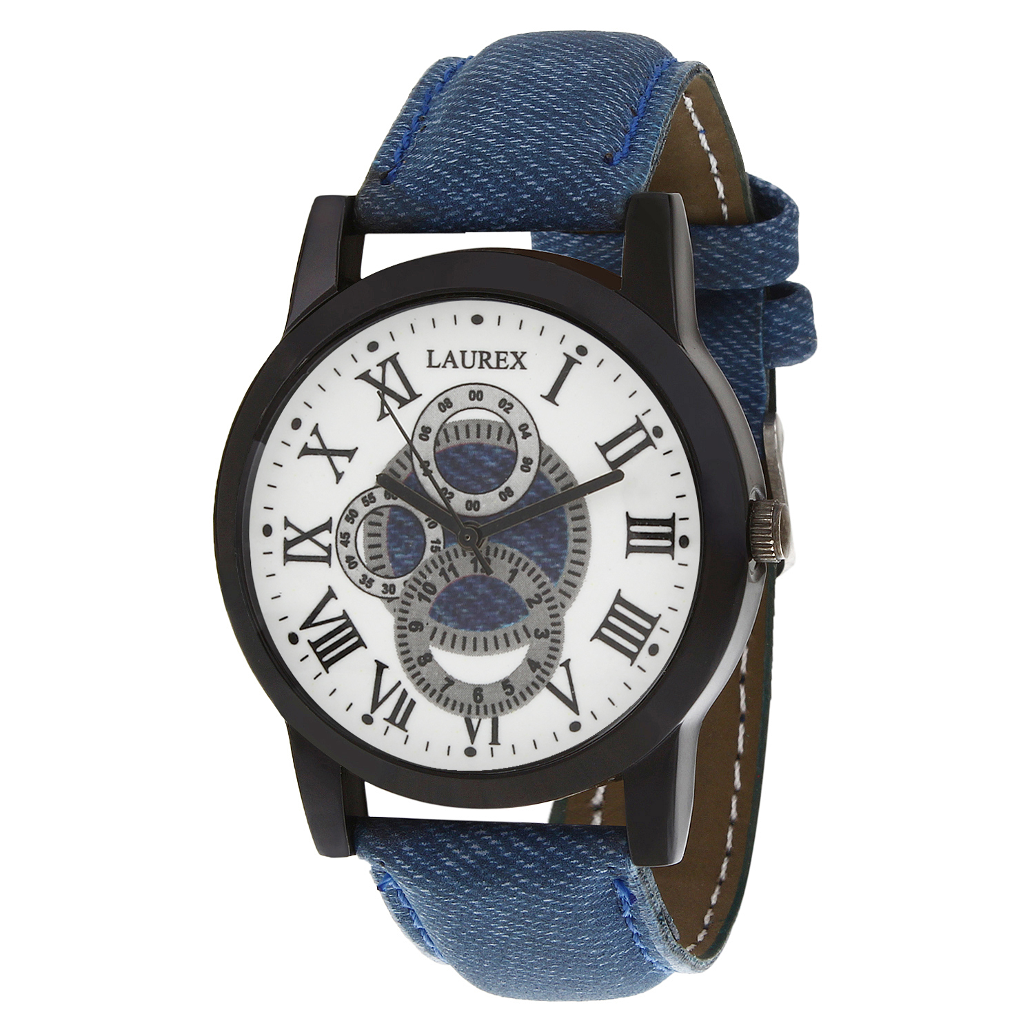 Buy Laurex Analog Round Casual Wear Watches for Men Combo-LX-003-LX-014 ...
