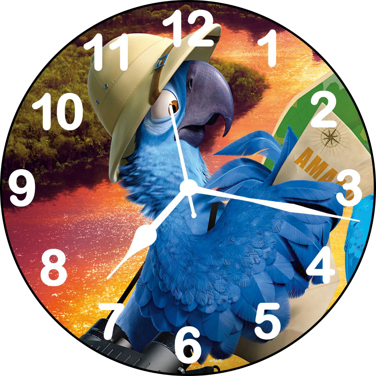 ske 3D rio designer wall clock