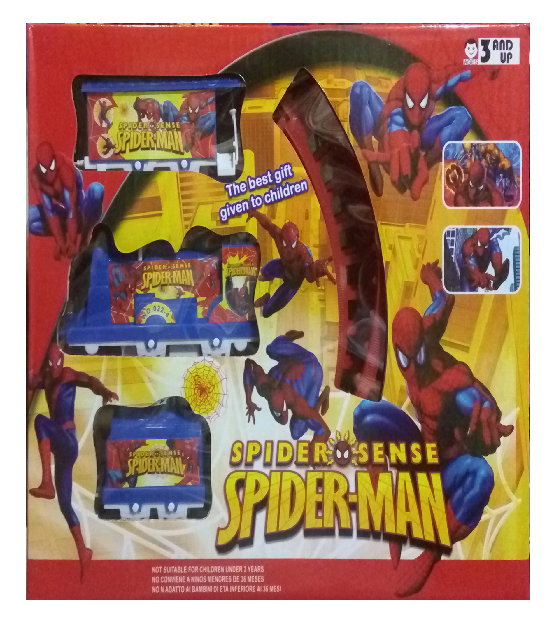 Buy Spiderman Train Set Track Set Battery Operated Toy Train Gift For ...