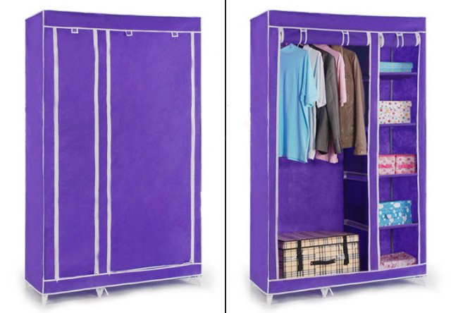 Foldable Wardrobe Cupboard Almirah-IV Best Quality at Best Prices ...