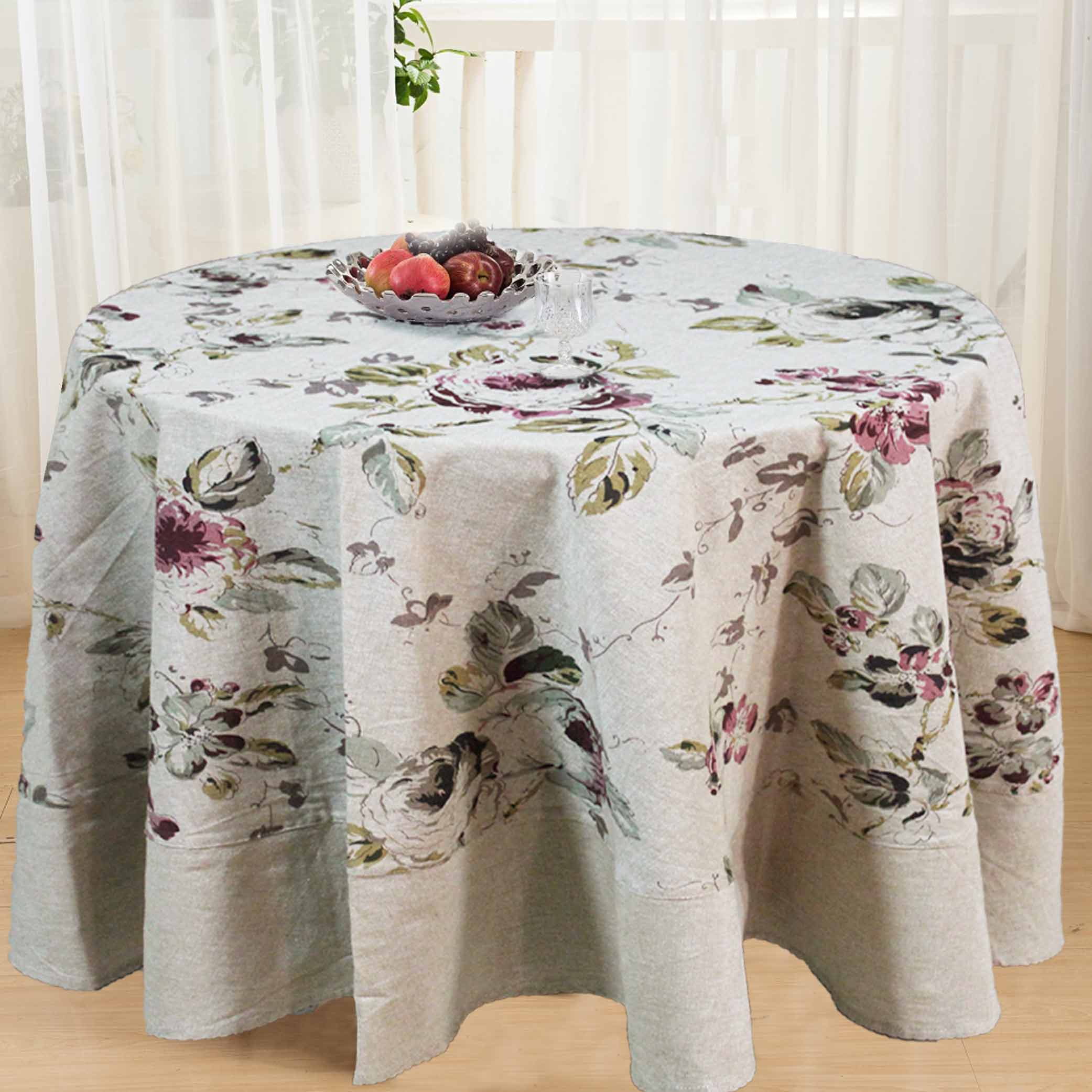 Buy Table Cover with Embroidered Border Online @ ₹799 from ShopClues