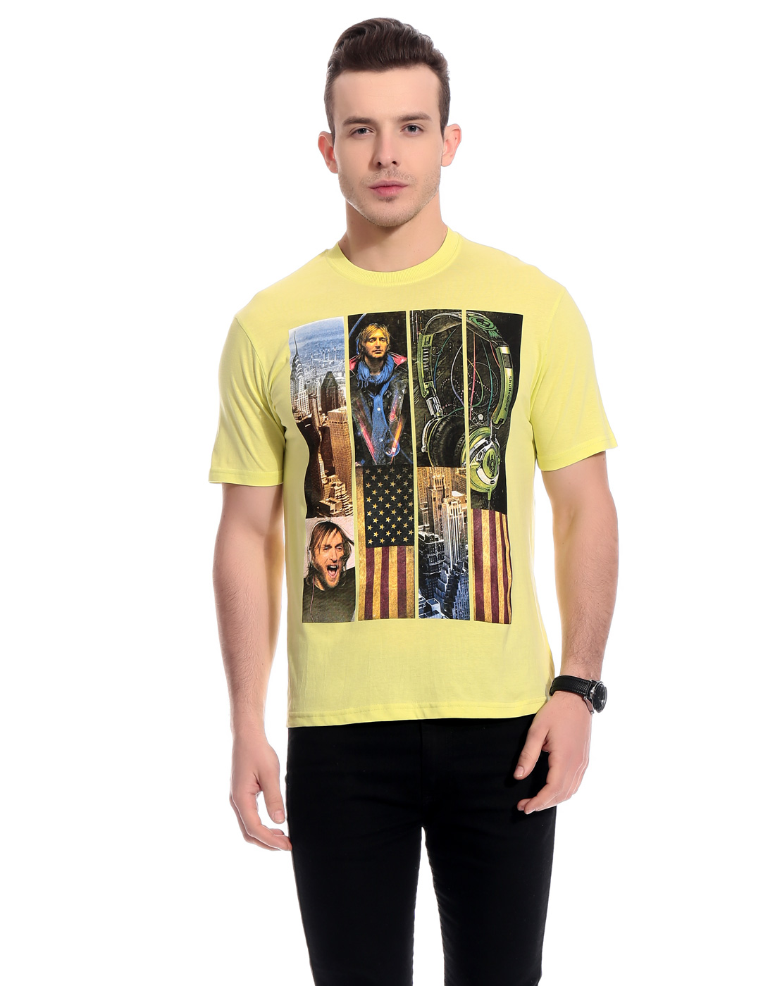 Buy Tab91 Nice Men Cotton Printed T-Shirt Online @ ₹957 from ShopClues