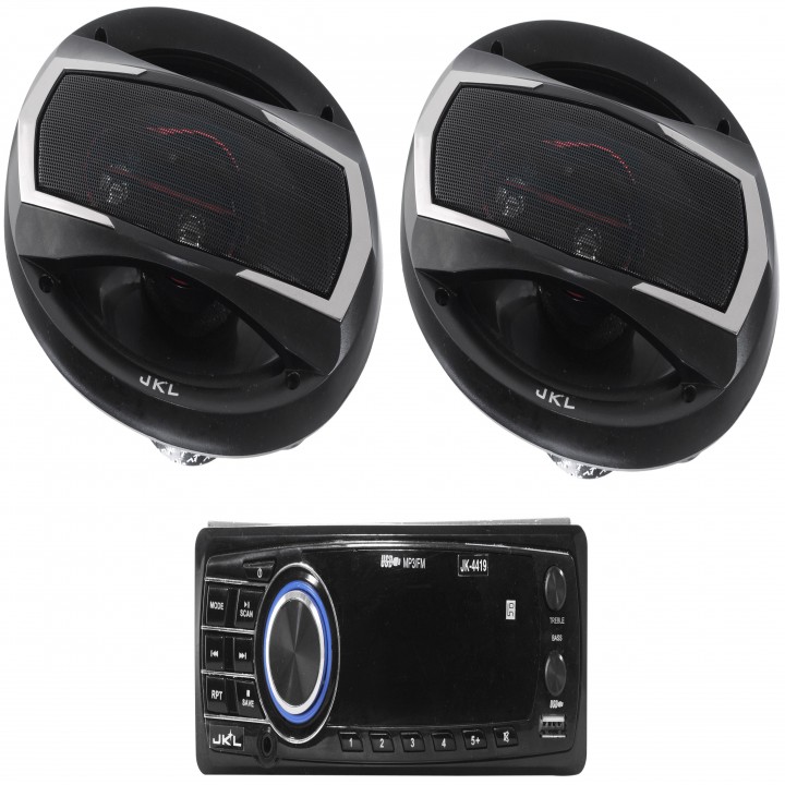 Buy Combo Of JKL Car Usb Player Car Speakers JK-4419(6x9 inch) Online ...