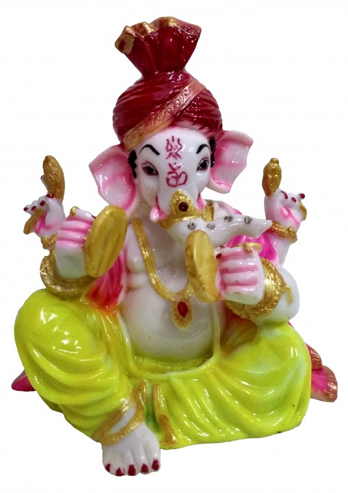 Buy Beautiful Ganpati Playing Majira 7inch. Online @ ₹499 from ShopClues
