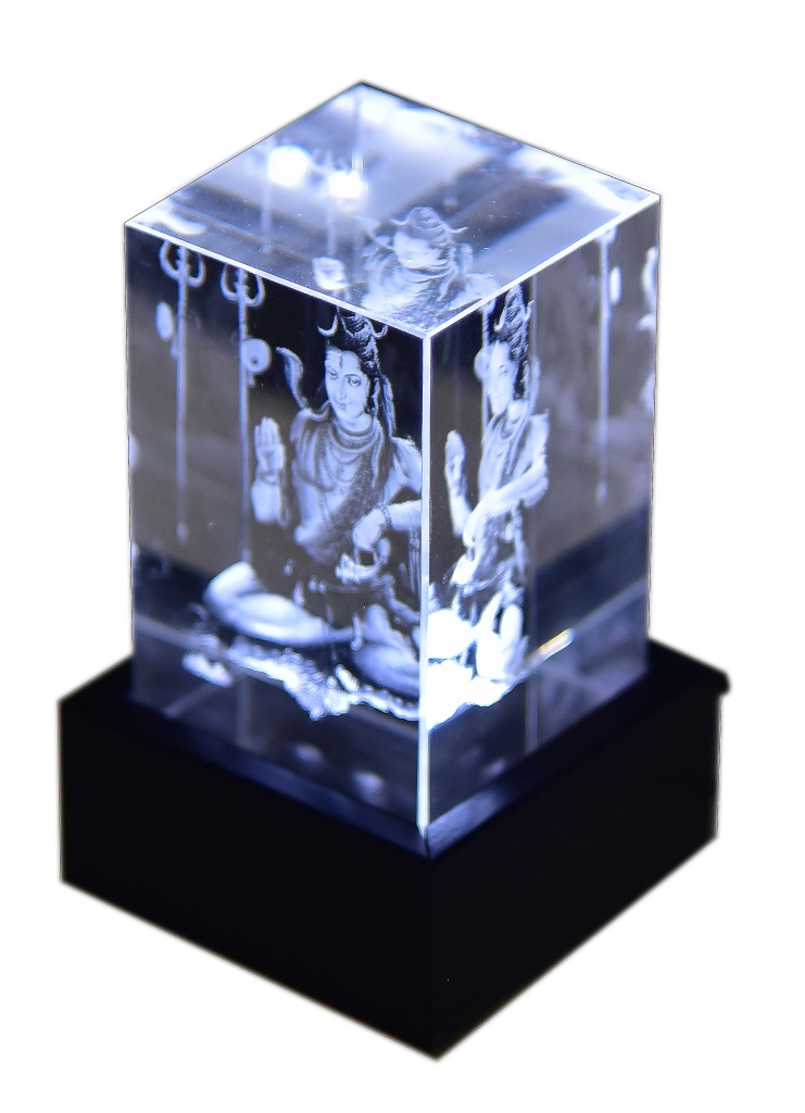Buy Lord Shiva Fully Crystal Engraved Showpiece with Base Light Online ...