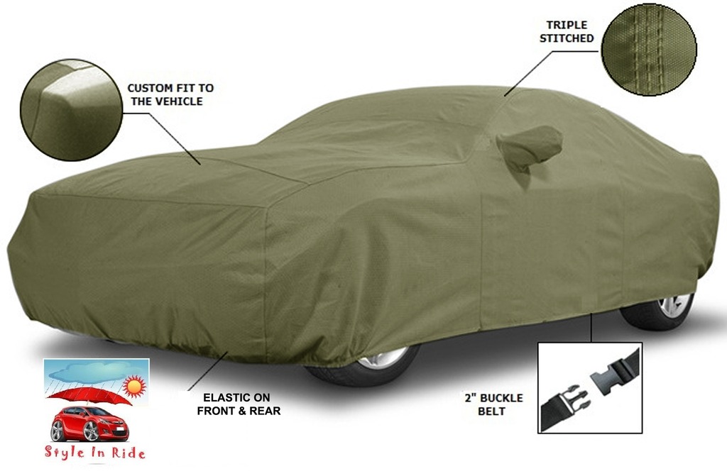 Buy Triple Stich Water Resistant Style In Ride Car Body Cover for ...