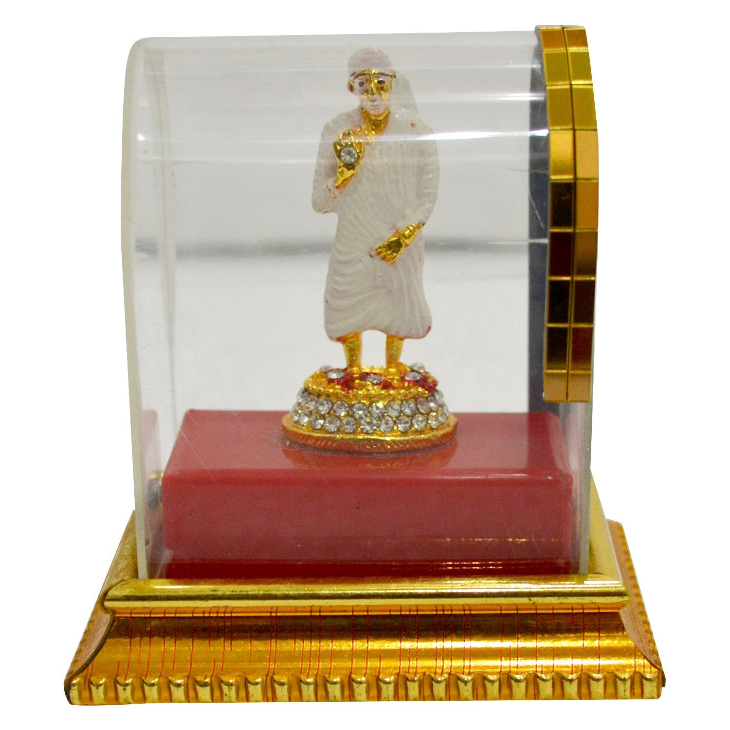 Buy Jaycoknit Divinity Polyresin Sai Baba Showpiece,Car Idol,Home ...