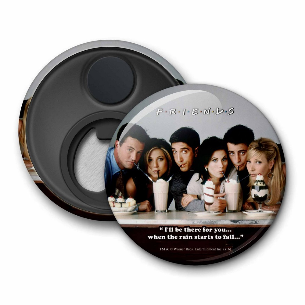 Official Friends - Straw Fridge Magnet licensed by Warner Bros