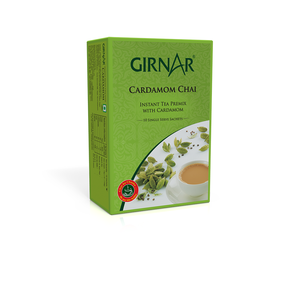 Buy Girnar Instant Tea Premix With Cardamom (10 Sachets) Online @ ₹140 ...