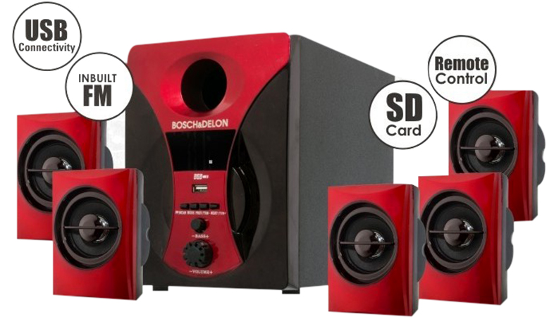 Buy Bosch Delon 5.1 Home Theatre Online @ ₹1999 from ShopClues