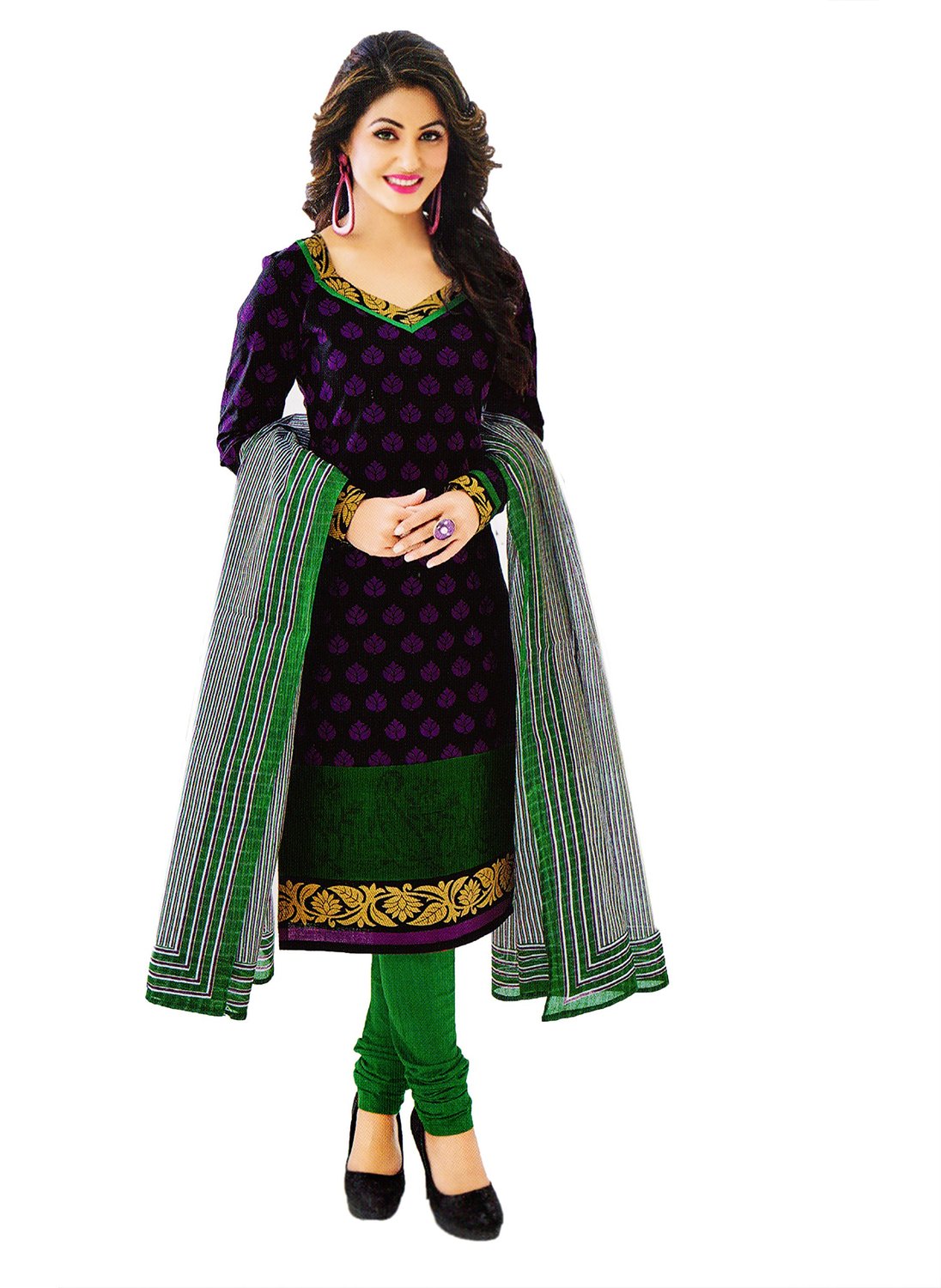 Buy Chudidar Suit For Women Unstitched Online ₹999 From Shopclues