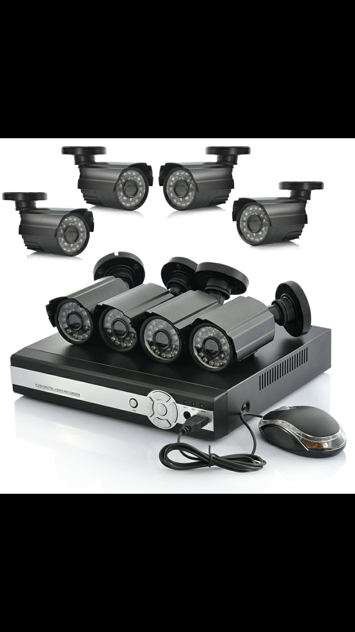 Cctv kit 4 cameras with dvr Prices in India- Shopclues- Online Shopping ...