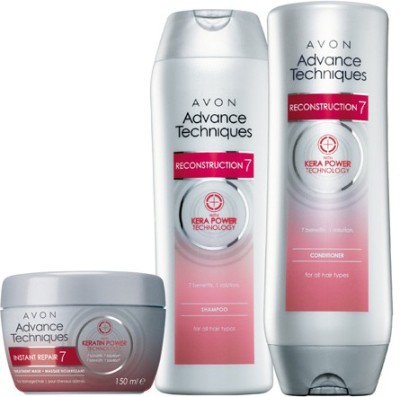 Buy Avon Advance Techniques Reconstruction Shampoo (200Ml), Conditioner ...