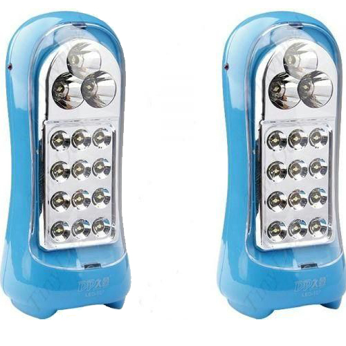 Buy 15 LED Rechargeable Emergency Light Pack Of 2 (Deal Offer) Online ...