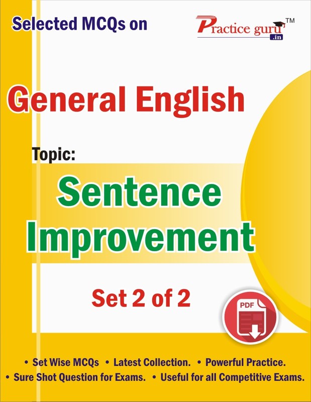 Buy Selected MCQs On English Sentence Improvement Set 2 Of 2 Online buy-selected-mcqs-on-english-sentence-improvement-set-2-of-2-online