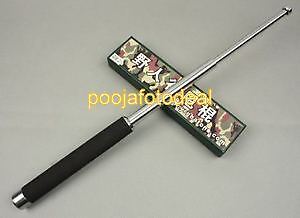 Buy 26 FOLDING ROD IRON STICK PADDED HANDLE SECURITY GUARD GIRLS SELF ...