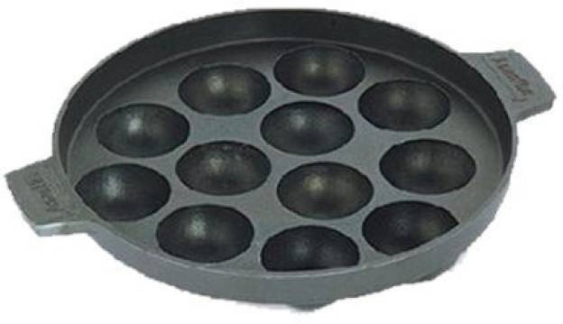 Buy 12 Cavity Non Stick Appam Tawa 22 cm without lid Online @ ₹479 from ...
