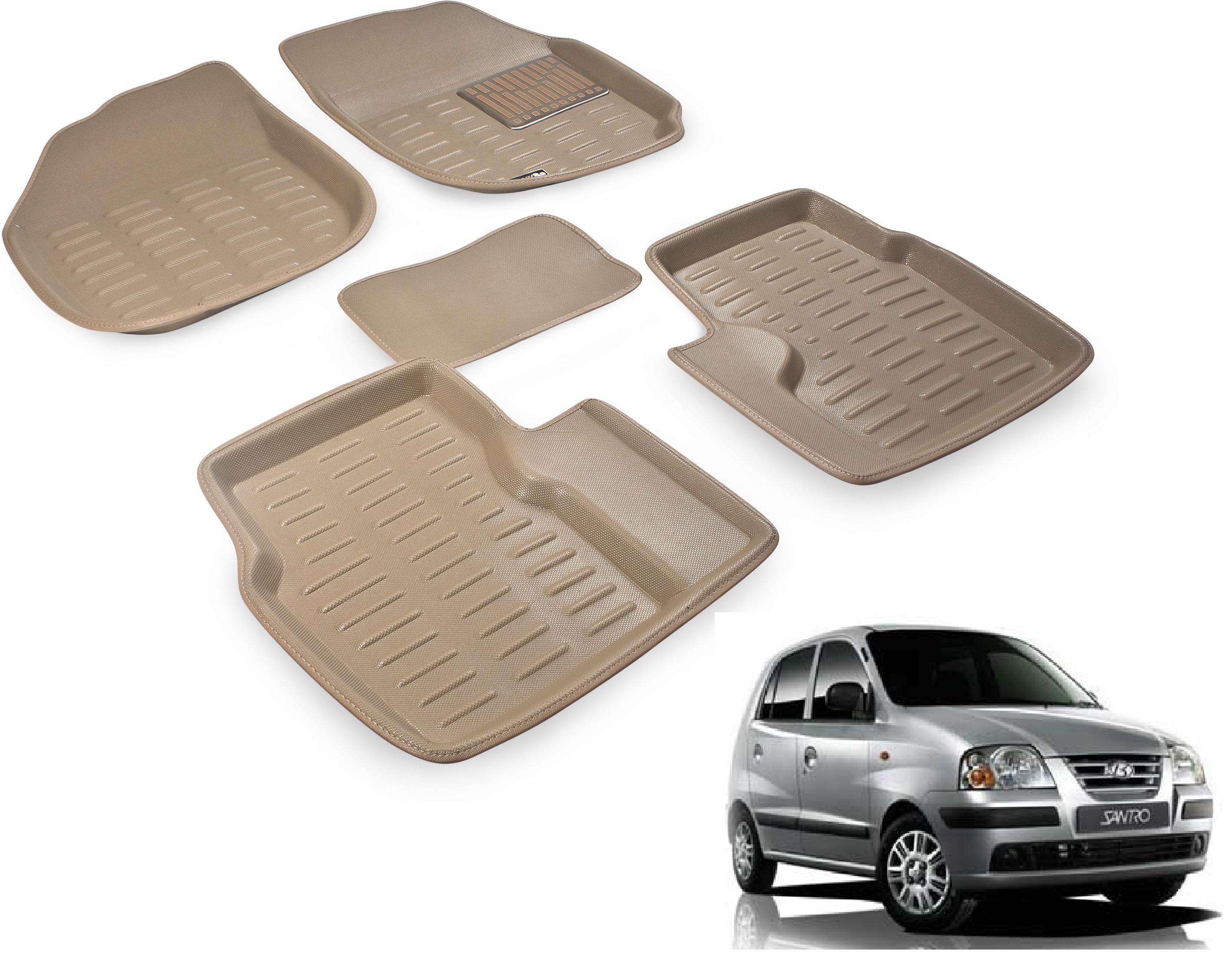 Buy Autohub Custom made Beige 3D Car Foot Mat For Maruti Suzuki Ciaz ...