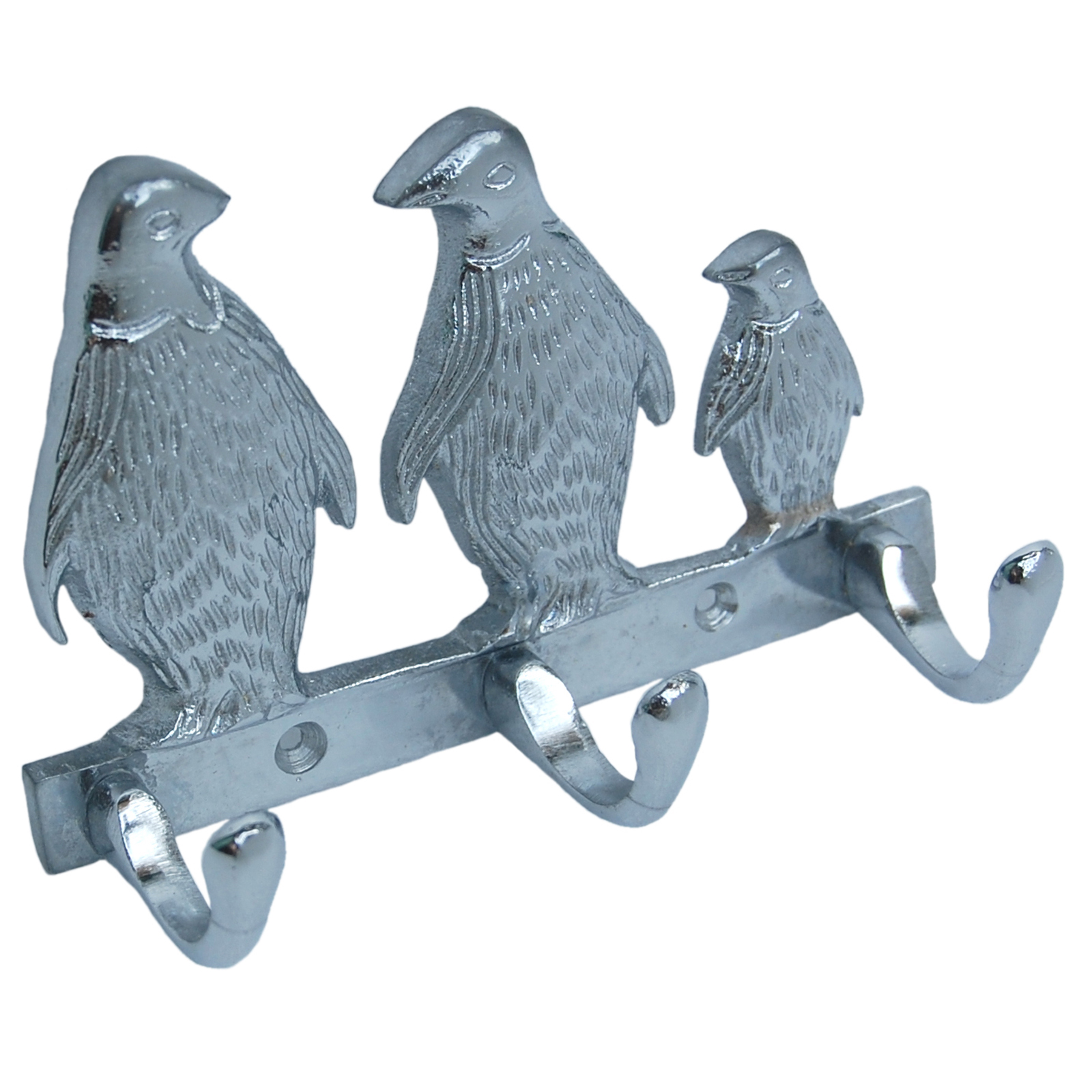 Buy Three Penguin Statue with wall key holder Online @ ₹383 from ShopClues