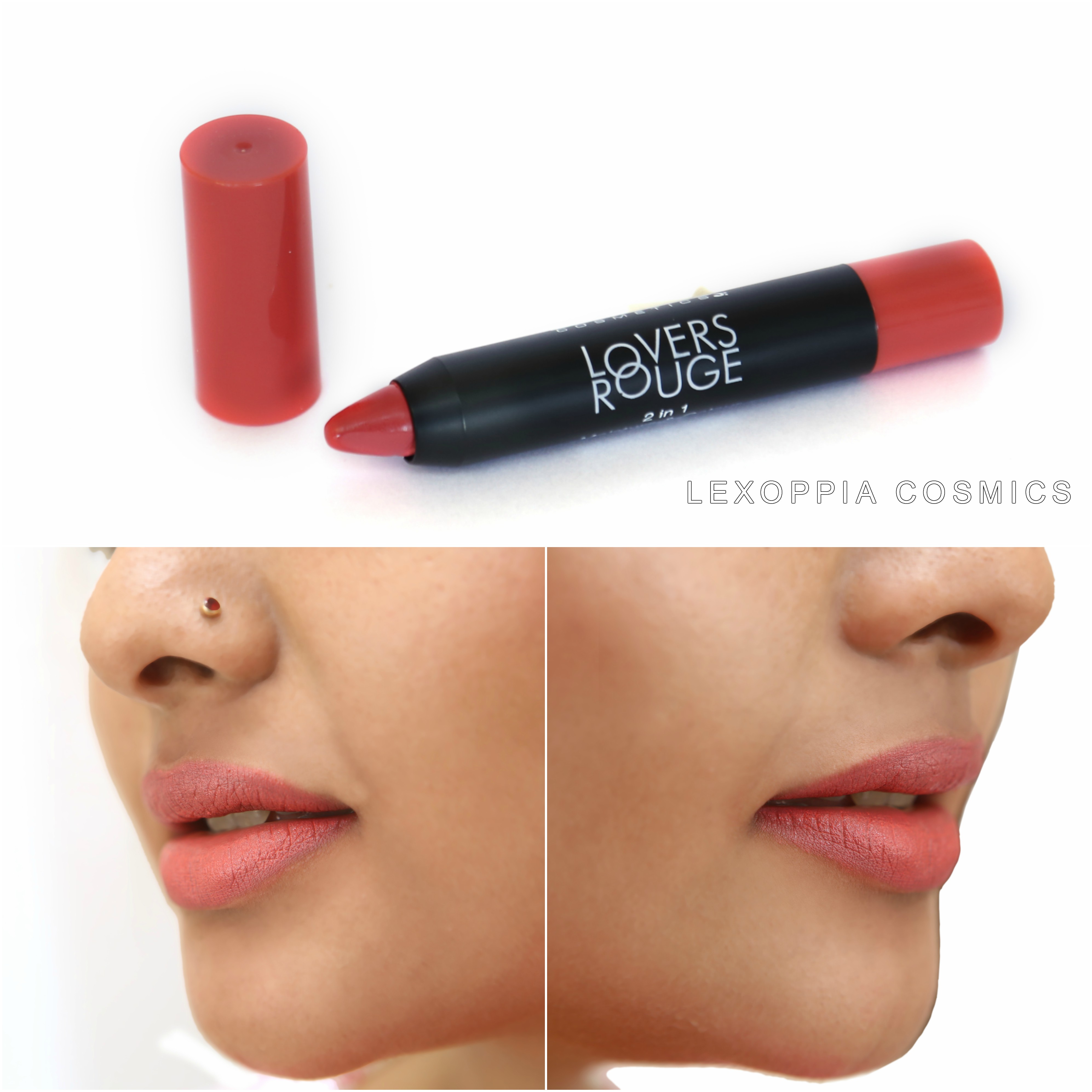 Buy INCOLOR Lovers Rouge 2 in 1 Moisture Colour Lipstick - 603 Online ...