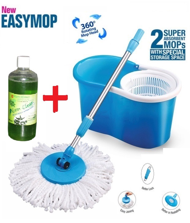Buy New Easy mop 360 Degree Magic Spin Mop For Fast Easy Cleaning ...