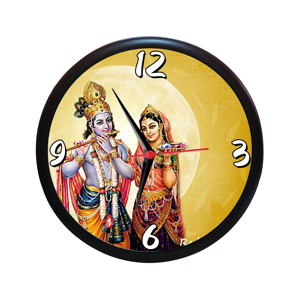 Buy Sky Trends Diwali Gift For Shri Krishan Ji Radha ji Wall Clock ...