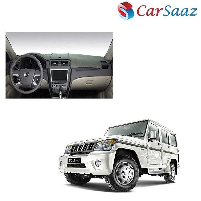 Buy Dashboard Cover For NEW MAHINDRA BOLERO GREY COLOR - By CARSAAZ ...