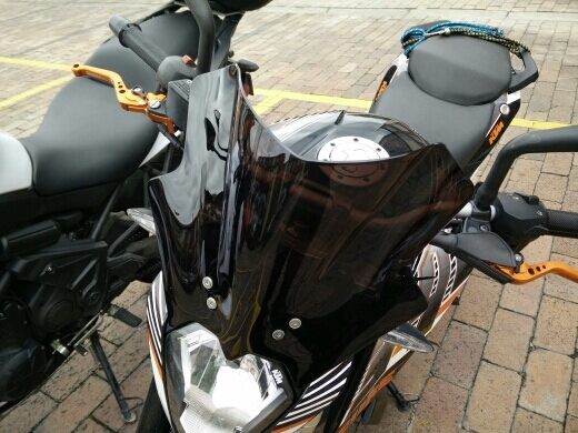 KTM Duke 200 Duke 390 Windshield Bike Accessories Motorcycle Parts ...