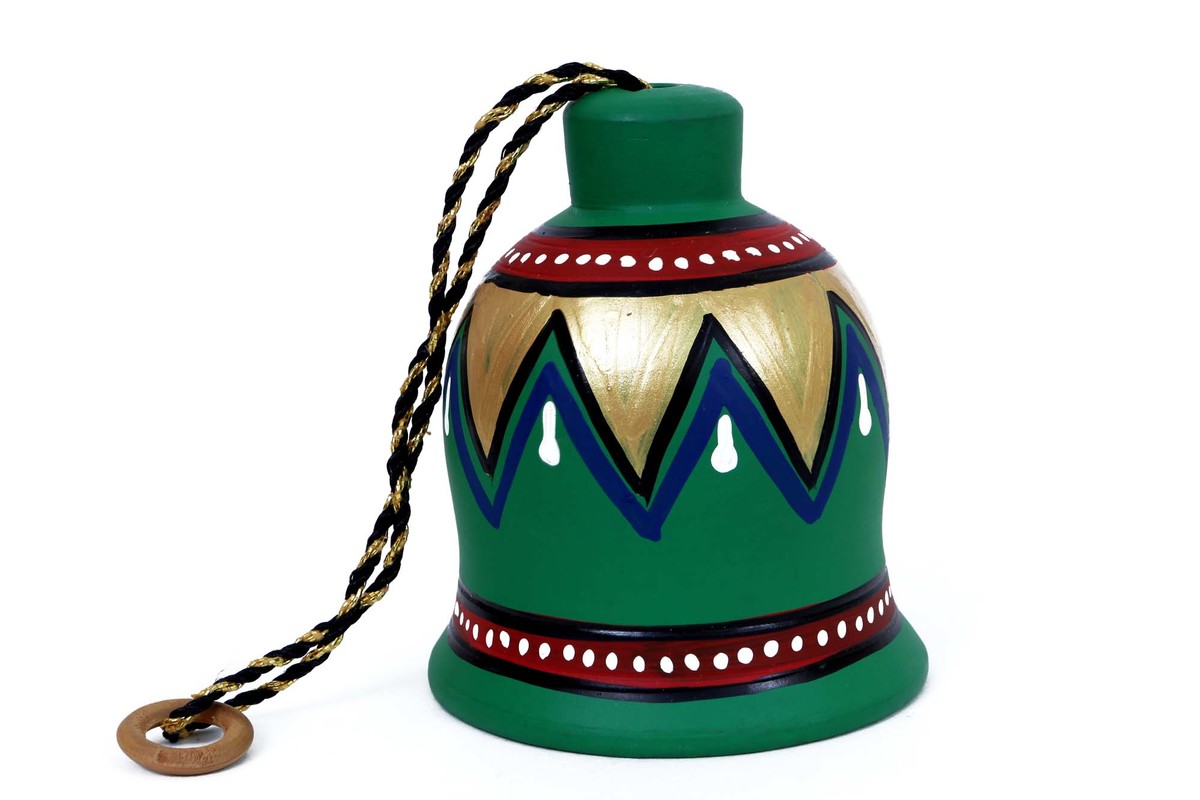 Buy Creative Craft Terracotta Hanging Bell Home Decorative Handicraft ...