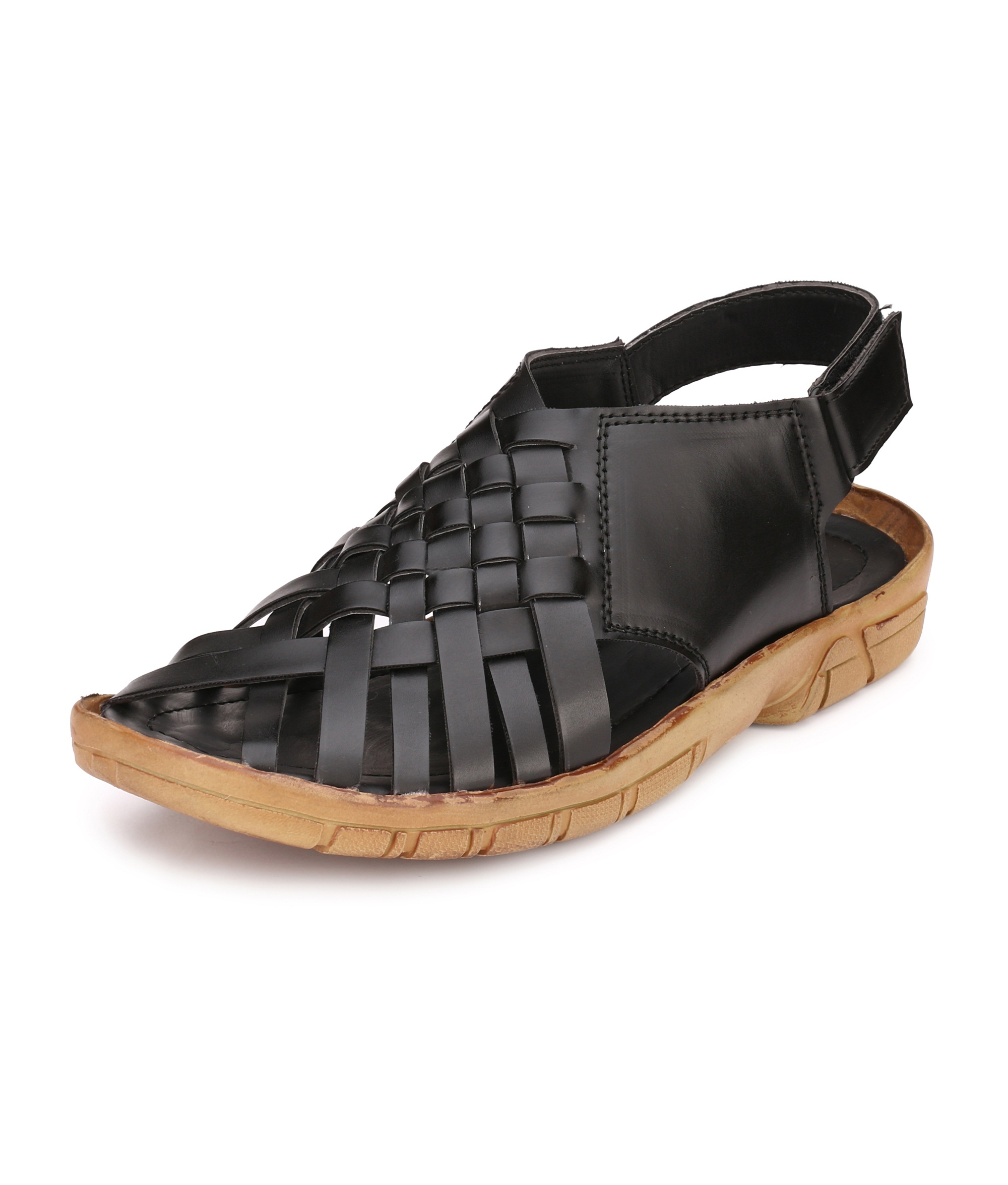 Buy Afrojack Men'S Synthetic Leather Sandals Online @ ₹1999 from ShopClues
